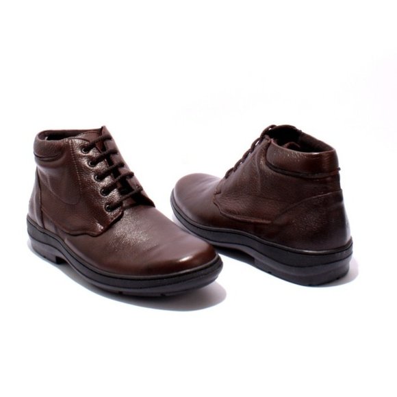 Number 1 | Shoes | Number One 774 Brown Leather Laceup Wide Comfort Men ...